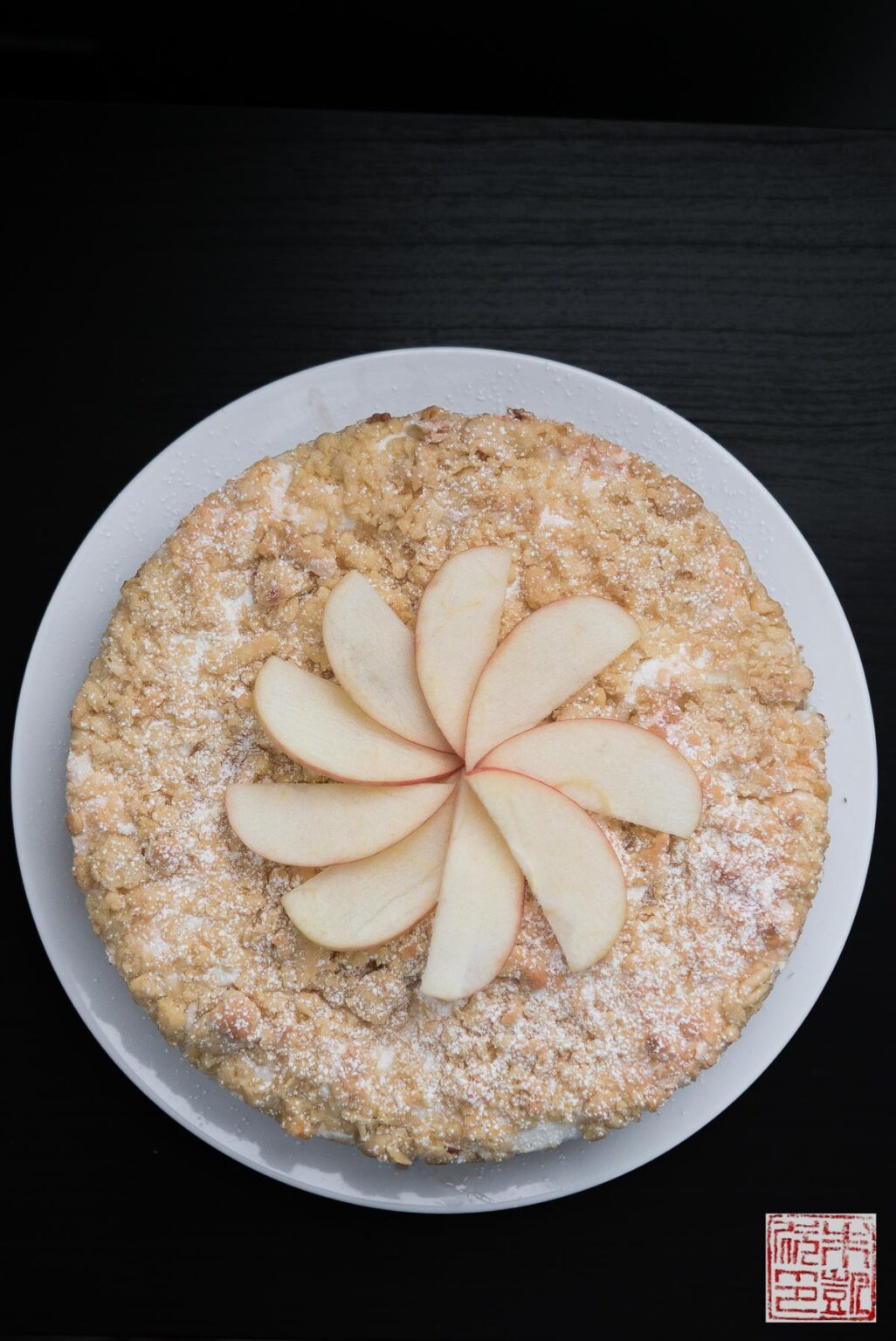 Apple Meringue Crumb Cake - Dessert First