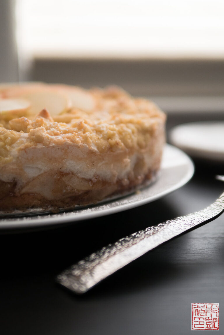 Apple Meringue Crumb Cake - Dessert First