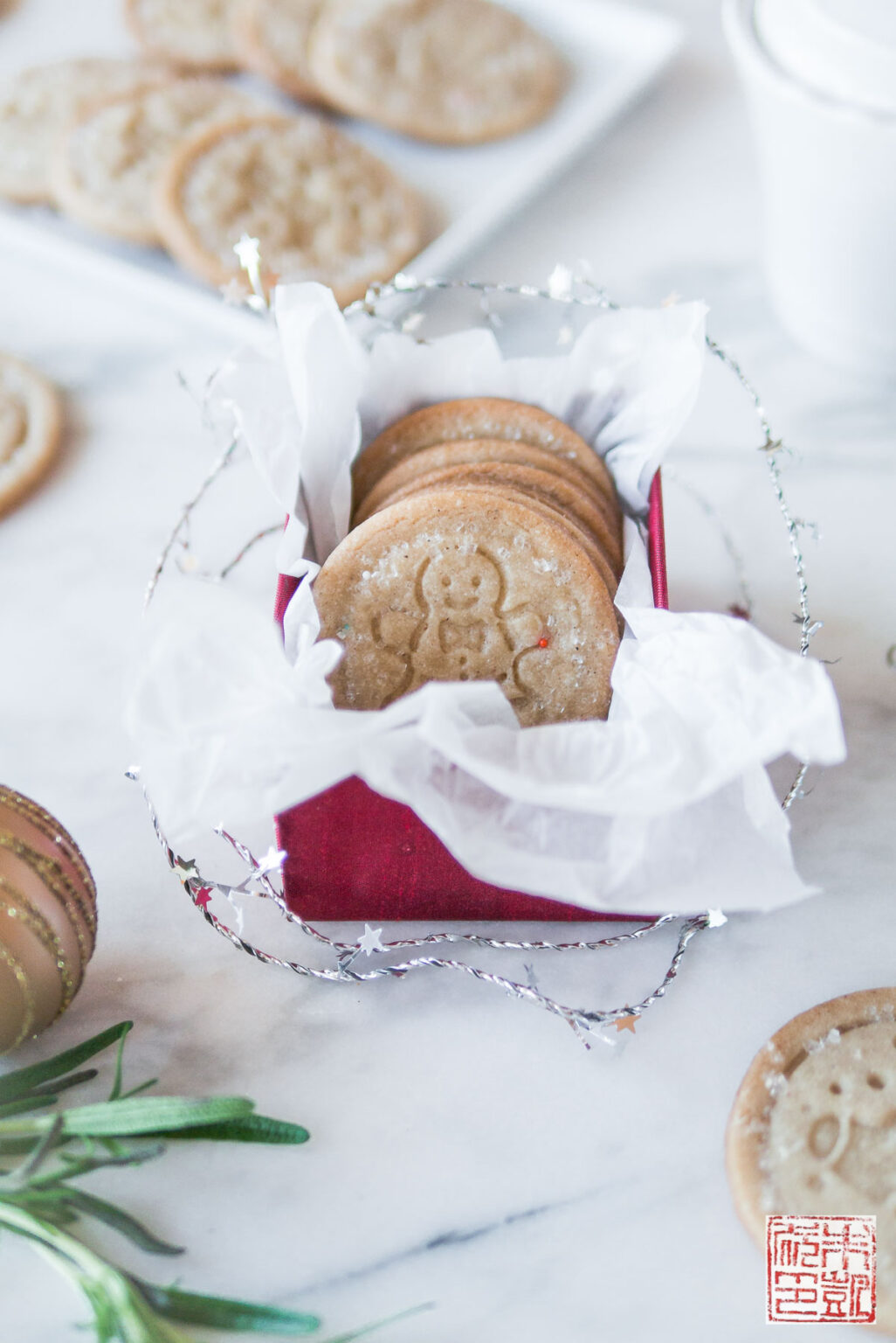 Spiced Christmas Sablés - Dessert First