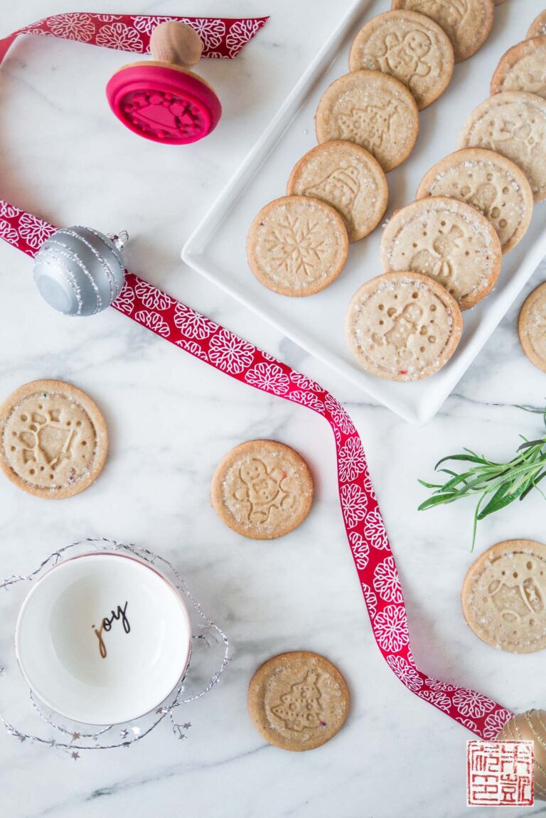 Spiced Christmas Sablés - Dessert First
