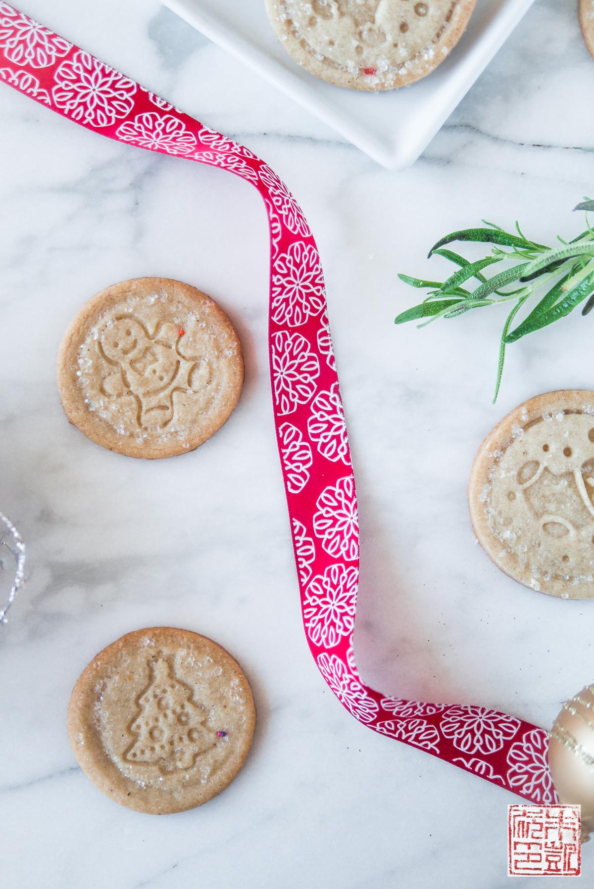 Spiced Christmas Sablés - Dessert First