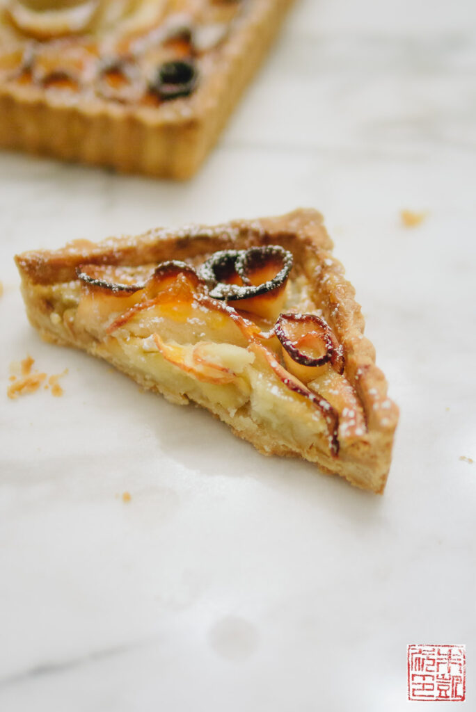 Apple Rose Frangipane Tart - Dessert First