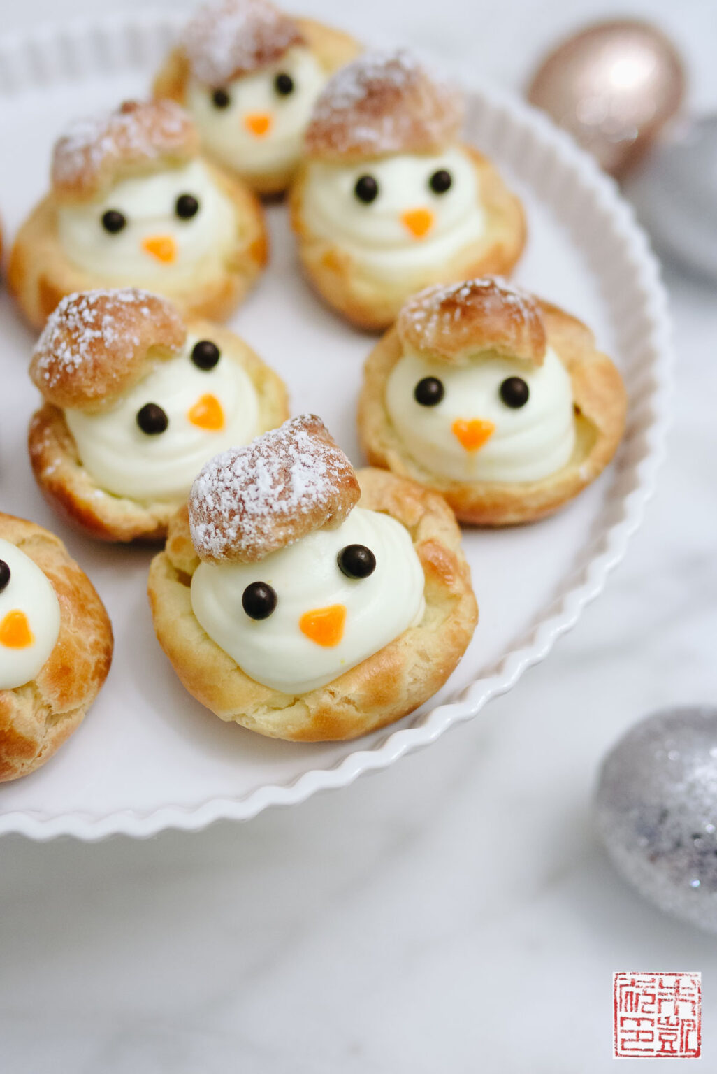 Easter Chick Cream Puffs - Dessert First