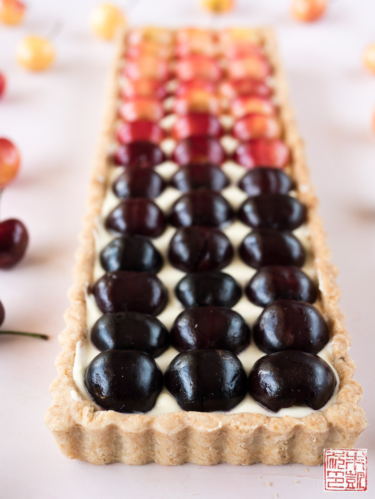Ombre Cherry Tart - Dessert First